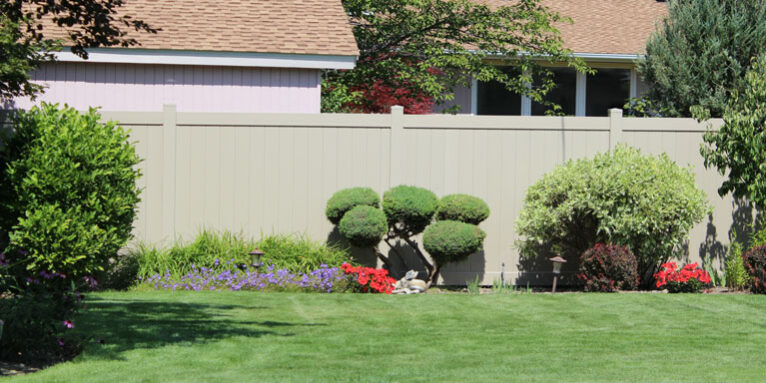 Adobe Homeland Privacy Vinyl w/ Gates – 6 FT | Northwest Fence Company